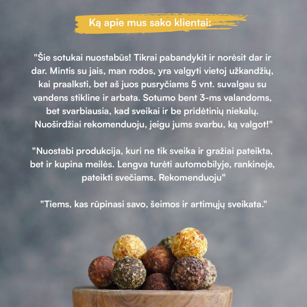 Šokoladinis sezamas ir natūralus vitaminas C anakardžiuose - Sotukai